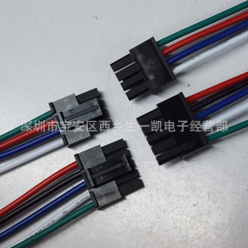 MOLEX3.0(43645/43640)MX3.0单排端子线 MX3.0公母连接器电子线束-阿里巴巴