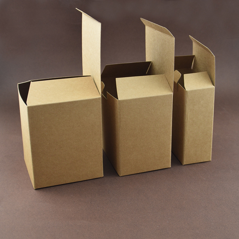 批发牛皮纸包装盒牛卡纸盒折叠茶叶咖啡包装纸盒白色红糖小盒子-阿里巴巴