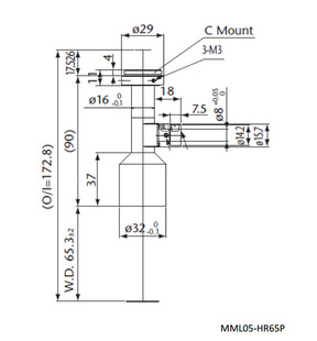 MML系列MML固定倍率镜头 Moritex茉丽特 MML05-HR65P 远心镜头-阿里巴巴