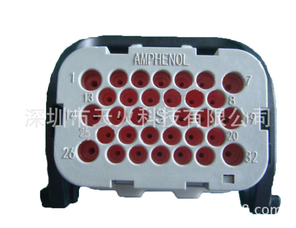 Amphenol/安费诺原装进口正品HC32芯汽车连接器HC18B-S32-阿里巴巴