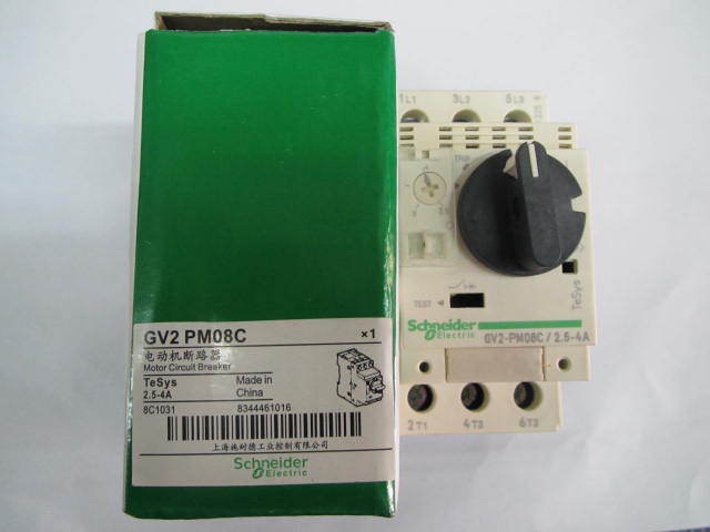 原装正品GV2-PM08C 2.5-4A Schneider电动机保护用空气开关断路器-阿里巴巴