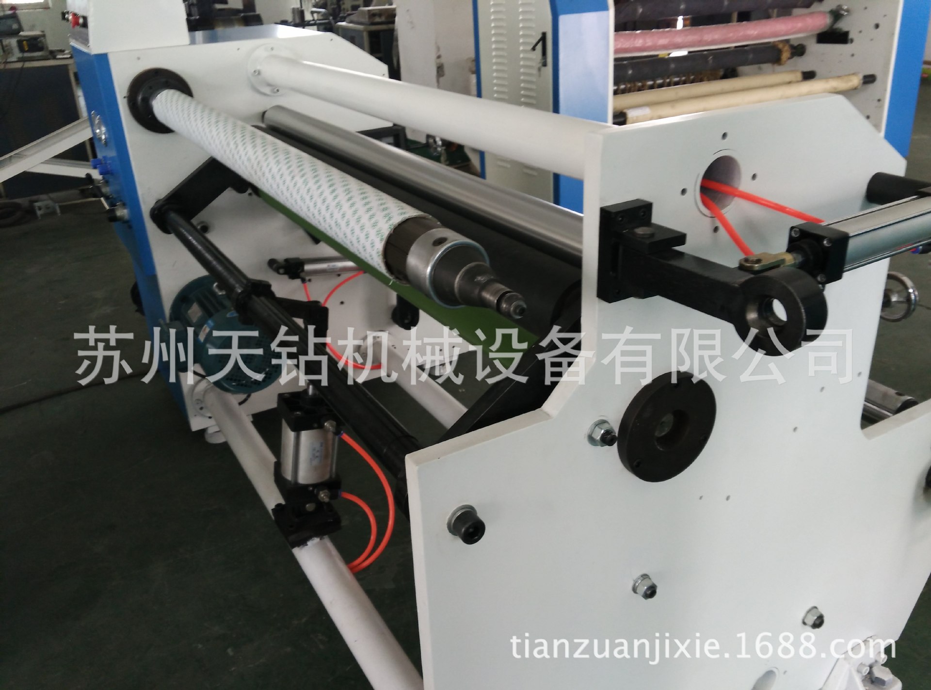 单轴 全自动复卷机 适用于纸类 薄膜 纱布胶带复卷 工厂直销-阿里巴巴