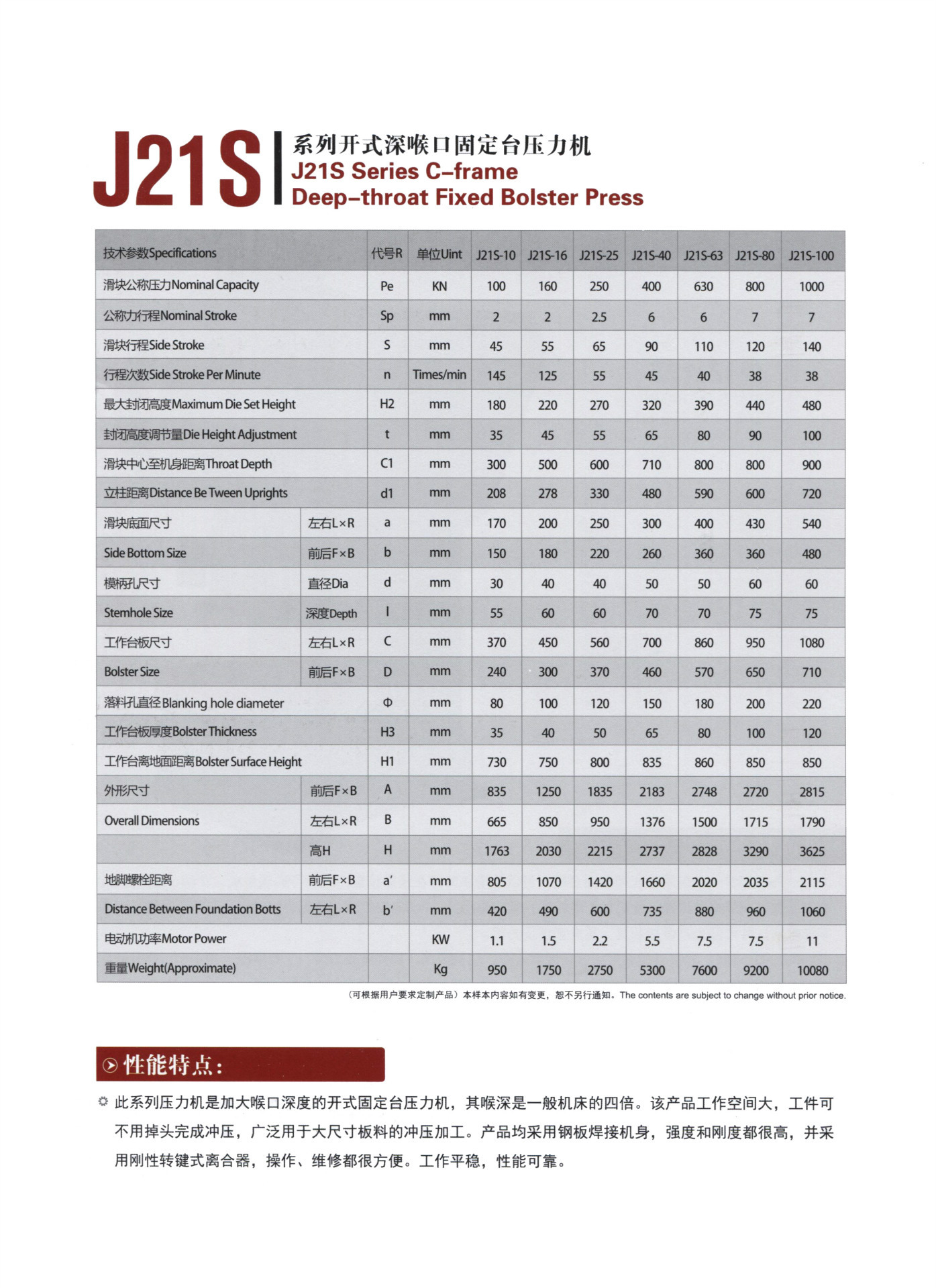 J21S型系列开式深喉口固定台压力机 普通冲床 深喉口压力机-阿里巴巴