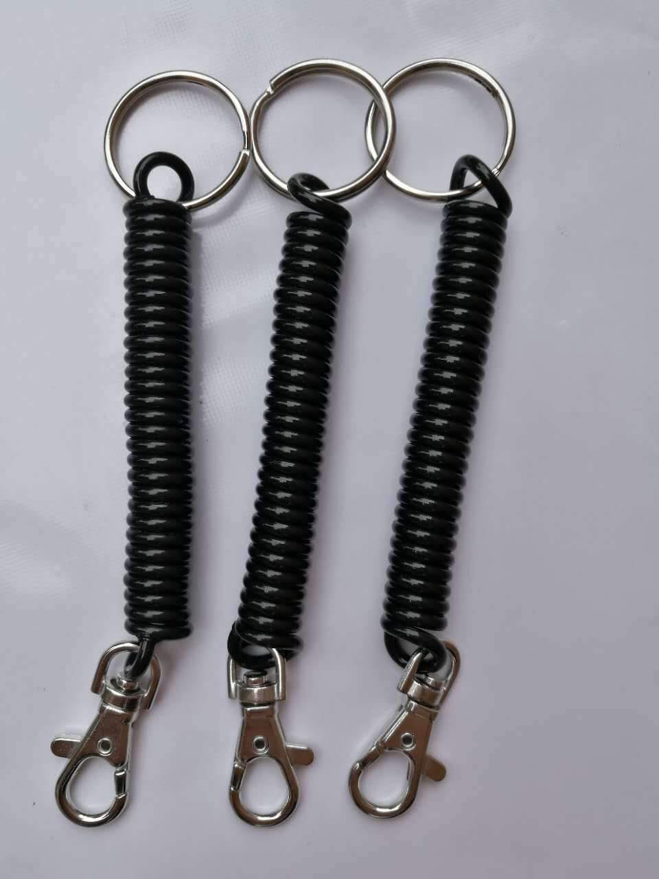 塑料弹簧绳手机防盗挂绳PU塑胶弹簧线绅缩绳箱包防盗绳弹力绳-阿里巴巴