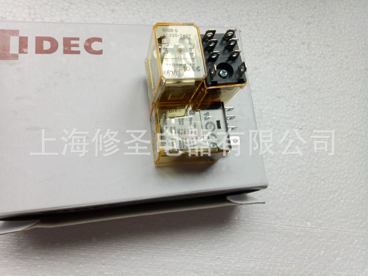 实物图正品和泉RH2B-U原装IDEC继电器AC220V现货DC24V不含底座8脚-阿里巴巴
