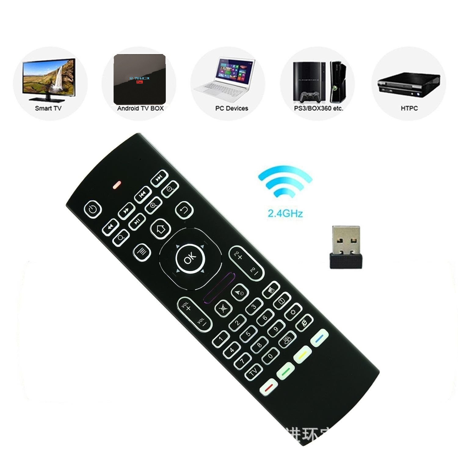 MX3系列2.4g遥控器支持机顶盒空中飞鼠remotecontrol批发鼠标语音-阿里巴巴