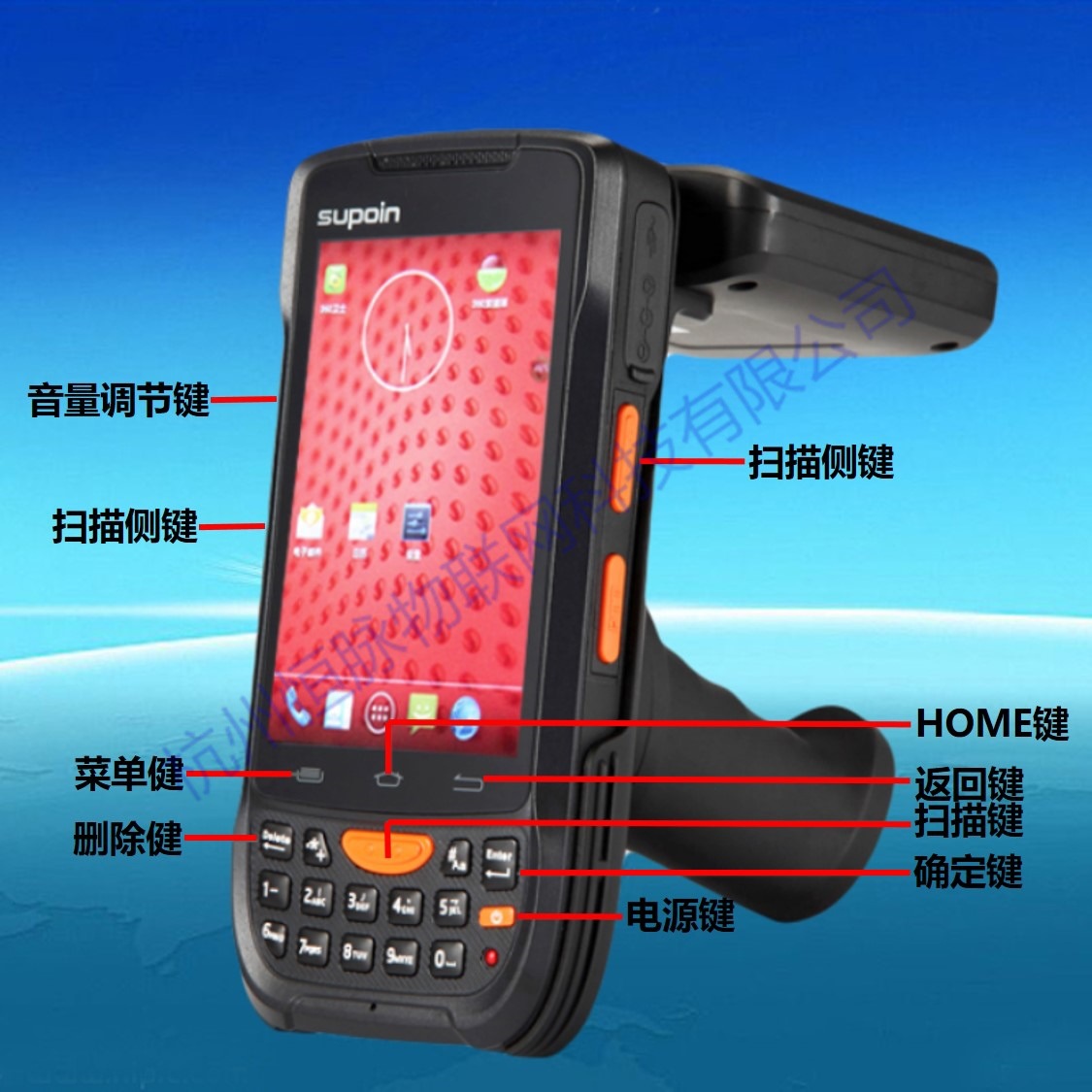 RFID超高频手持机仓储管理零售盘点UHF超高频电子标签读写器rfid-阿里巴巴