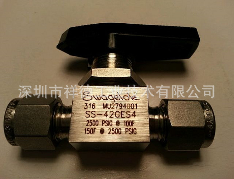 美国Swagelok世伟洛克一体一片式仪表球阀40系列1/4球阀SS-42GS4-阿里巴巴