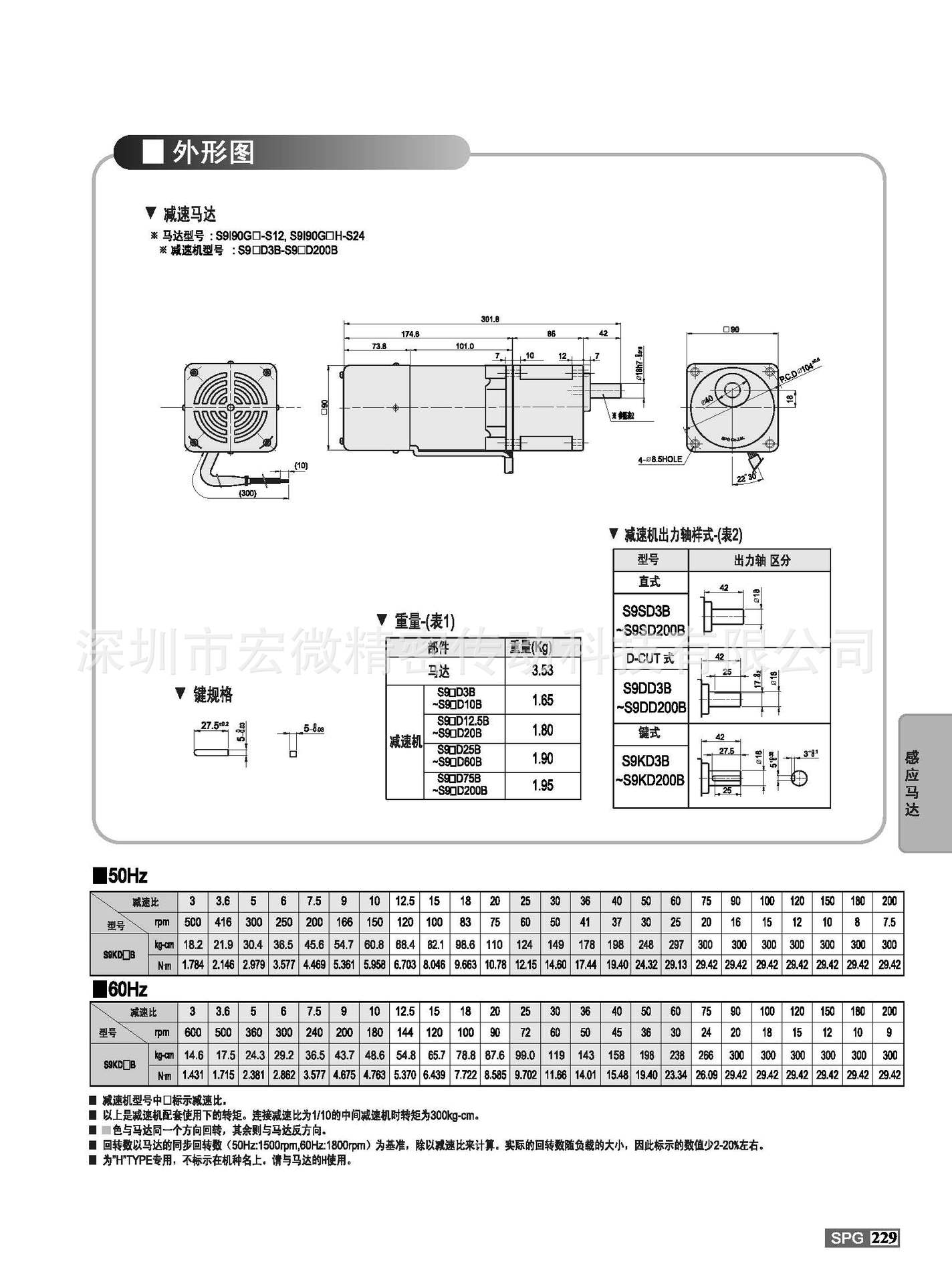 韩国SPG调速电机 S9I90G(X)H-S12CE系列配SRX02指针插座式调速器-阿里巴巴