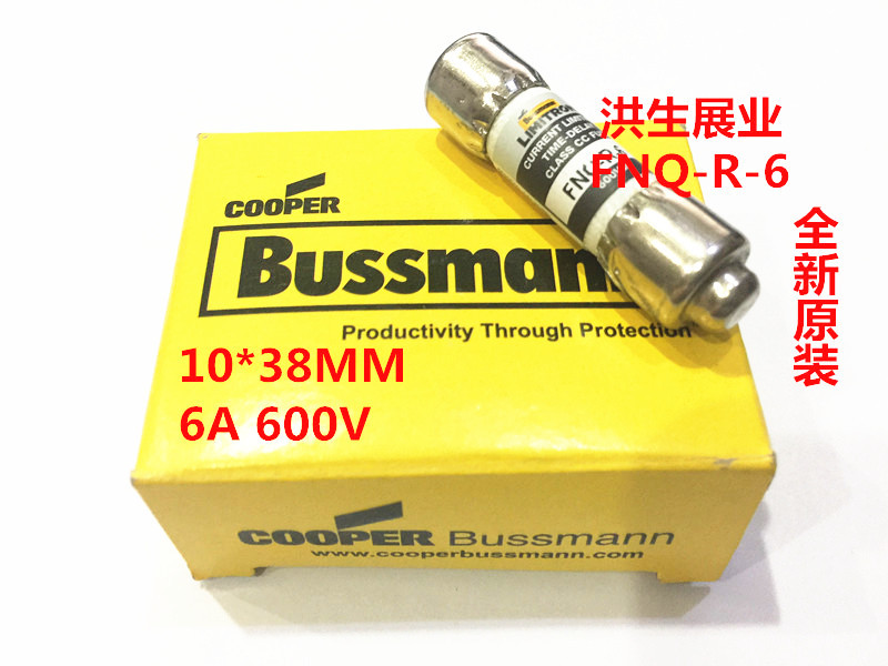 FNQ-R-6 Bussmann CC-TRON陶瓷保险丝6A 600V延时熔断器-阿里巴巴