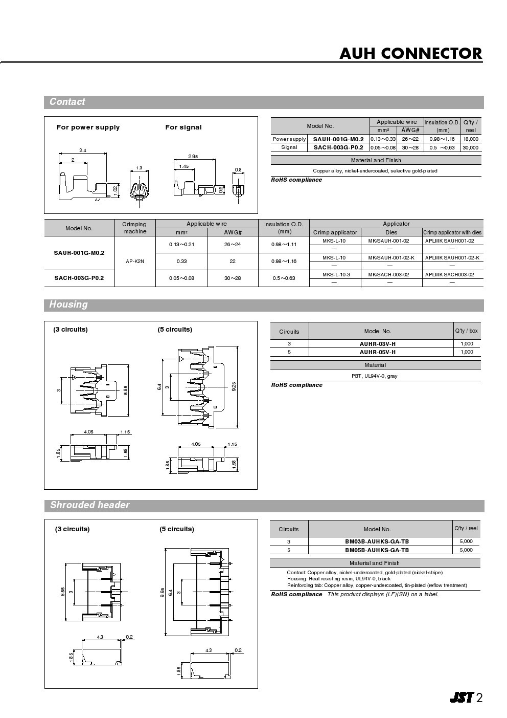 【JST/压着端子】AUHR-05V-H-阿里巴巴