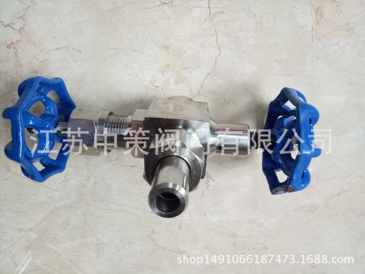 J19W-160P不锈钢压力表三通针型阀 SS304压力表针型阀 DN6 10 15-阿里巴巴