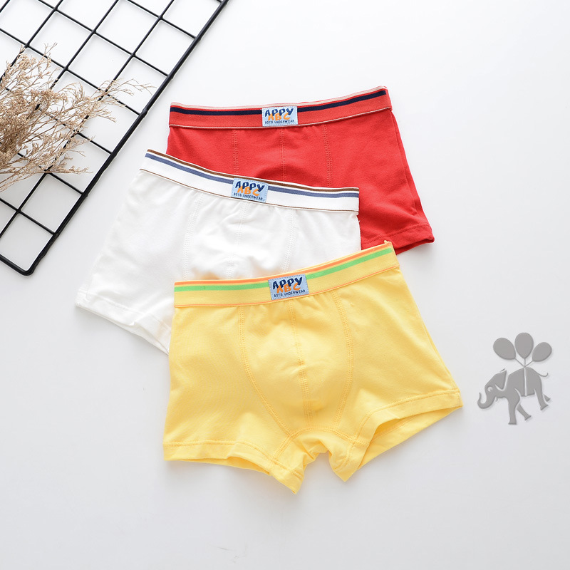 3条装ETX JUST 儿童内裤棉男童内裤大童男孩儿童宝宝平角裤-阿里巴巴