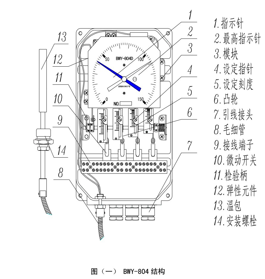 BWY-804A TH油浸变压器油面温度控制器温控表压力热电智能传感器-阿里巴巴
