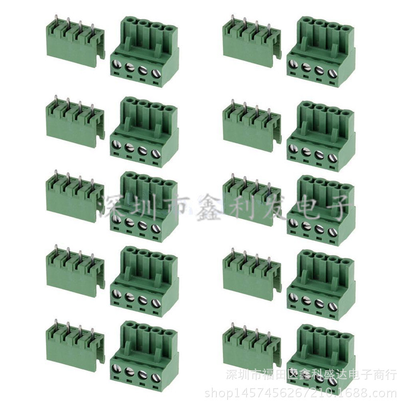 KF2EDGK-5.08接线端子2P-16P 2EDG5.08绿色端子脚距5.08MM插拔式-阿里巴巴
