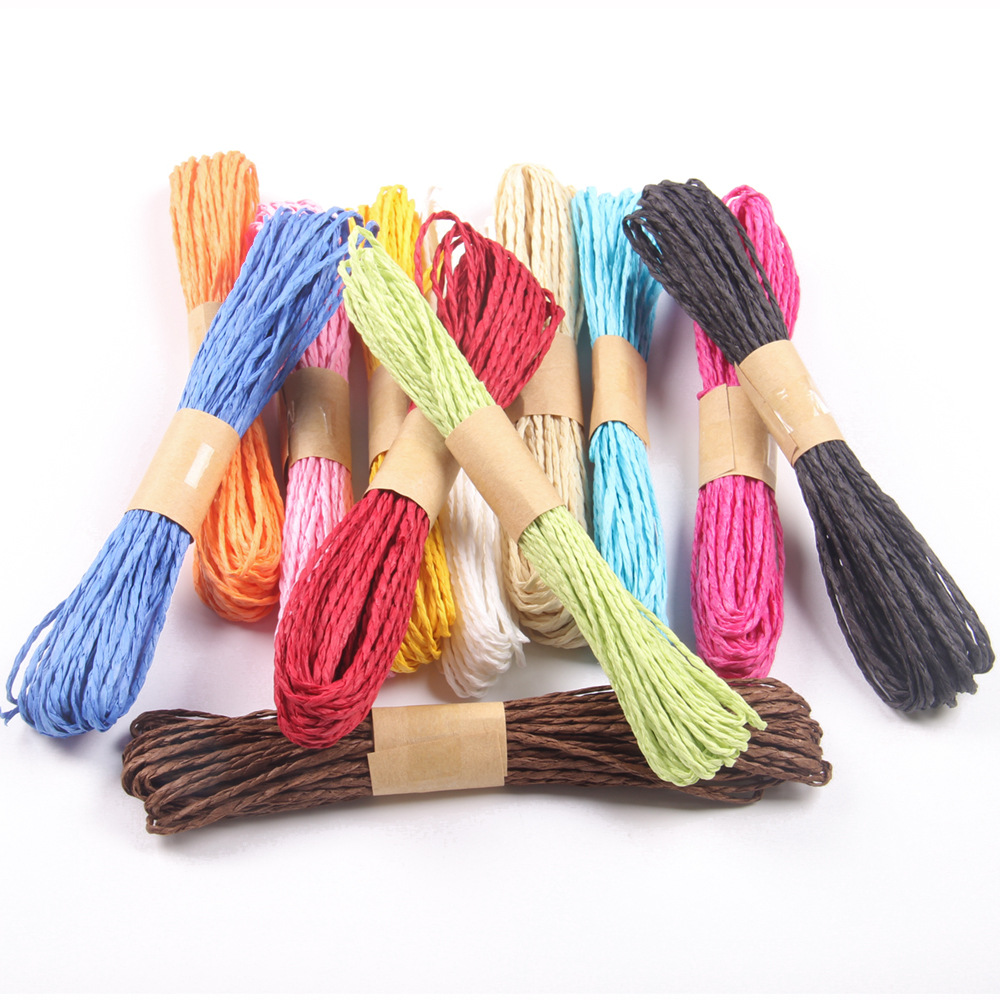 10米彩色纸绳12款颜色DIY手工照片墙装饰纸绳材 双股2mm配饰纸绳-阿里巴巴