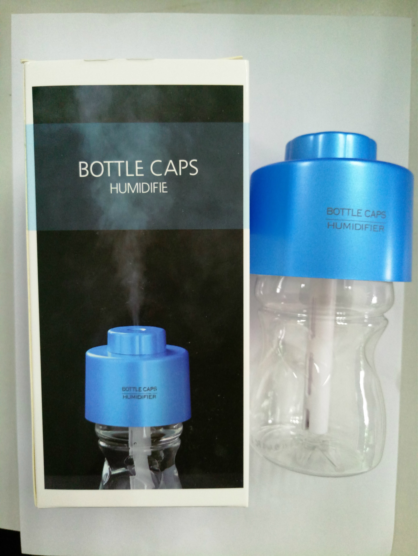 直销爆款车载家用雾化器办公用瓶盖USB圆形迷你加湿器-阿里巴巴