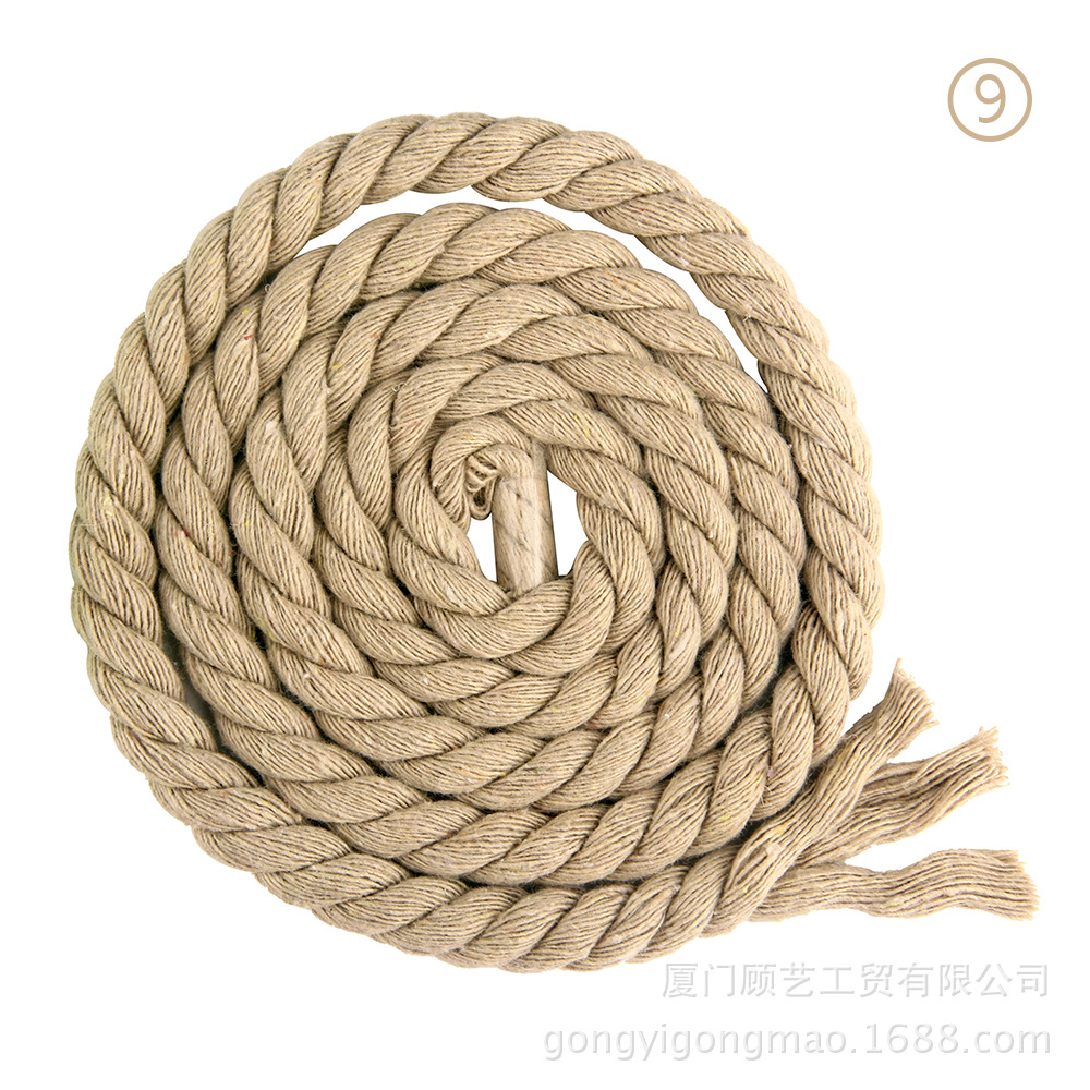 现货8mm粗彩色棉绳 8毫米粗彩色棉线 编织捆绑外景装饰装修绳子-阿里巴巴