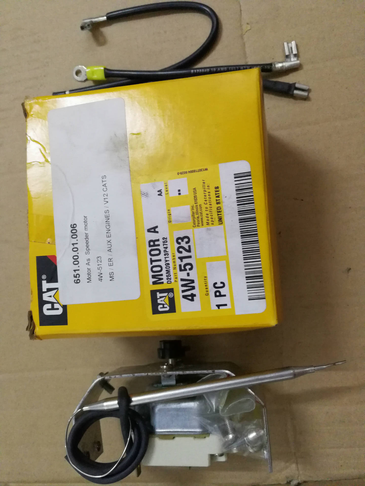 供应卡特彼勒发电机组油门电子阀4W-5123-阿里巴巴