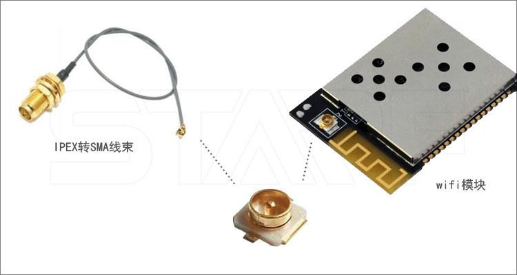 IPEX天线座1代IPX物联网wifi模块蓝牙U.FL 20279-001E-03插头-阿里巴巴