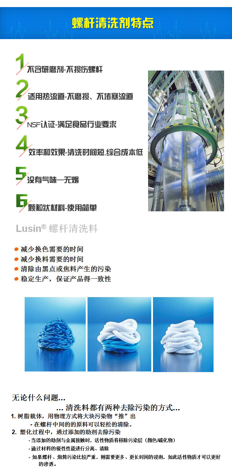 清洗料 供应德国肯天 ULTRA PURGE PO 专洗PP、PE材料螺杆清洗料-阿里巴巴