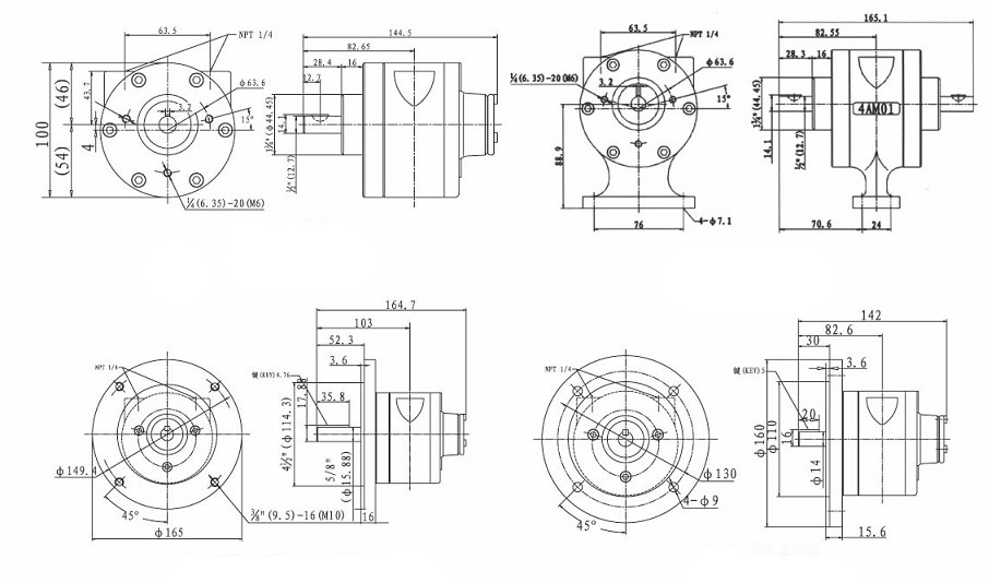 高速AM410气动马达品牌：赣工-盖德化工网