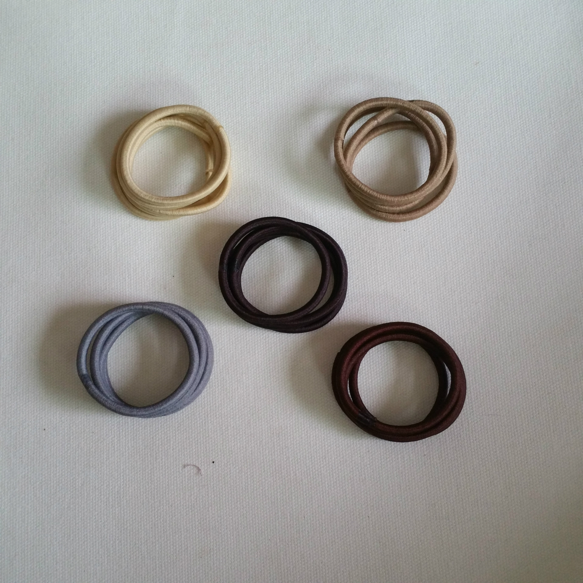 4mm无缝好弹力彩色发绳发圈 机器对接-阿里巴巴