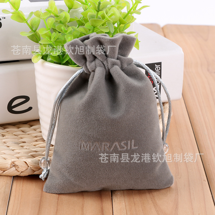 Factory Flannel Bag Bundle Pocket Jewelry Drawstring Bag Velvet Storage ...