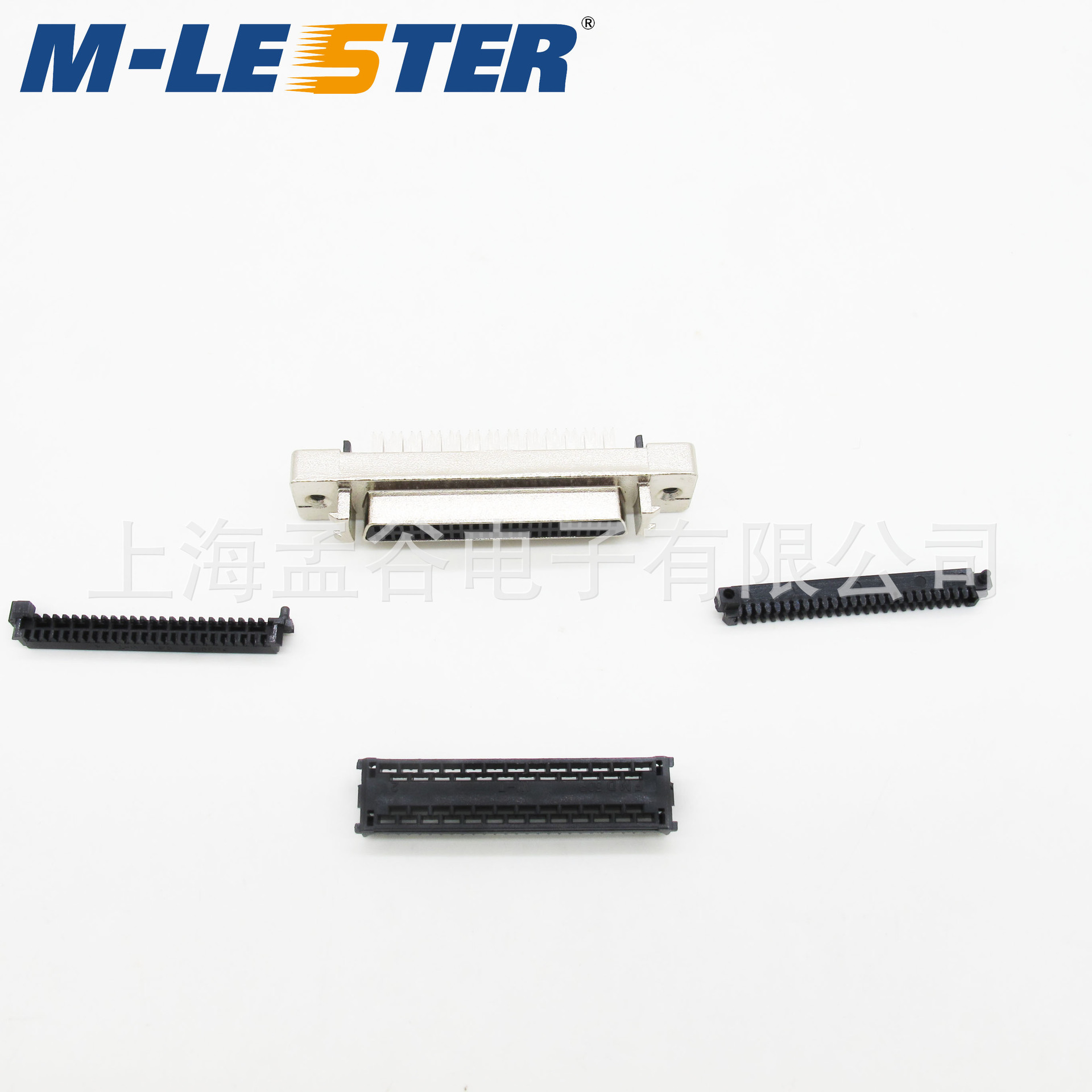 孟莱司特SCSI连接器HPDB50母头刺破式主体锌合金支架勾键式-阿里巴巴