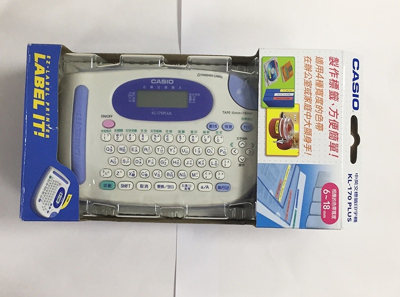 原装卡西欧CASIO英文便携式标签机KL-170 PLUS，繁体中文标签机-阿里巴巴