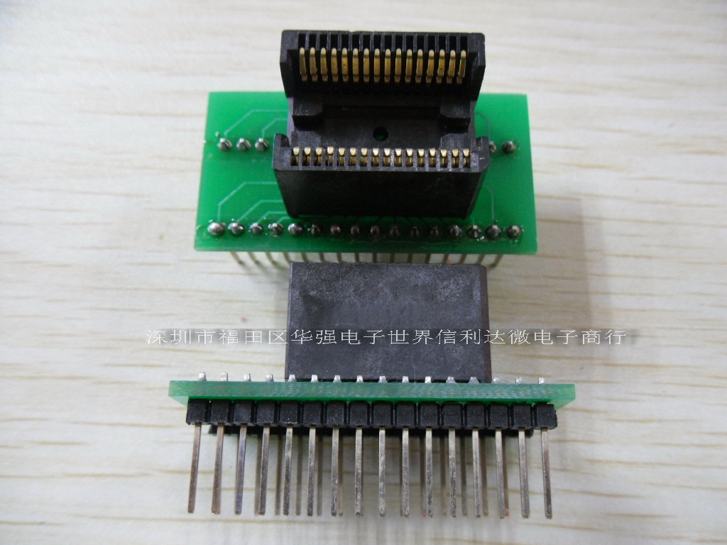 IC烧录座SOJ-32 TSOC-32 400mil 宽11.05-11.3MM-阿里巴巴