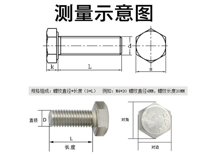 304不锈钢外六角螺丝/外六角螺栓/外六角螺钉/DIN933标准/M24-阿里巴巴