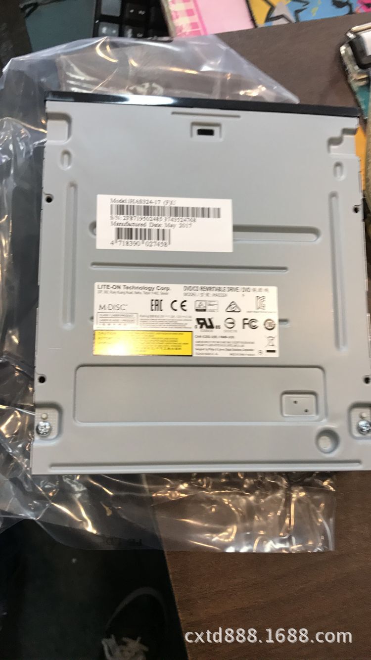 LITEON建兴IHAS124-14 24X 串口DVDRW台式内置刻录机 支持8.5G光-阿里巴巴
