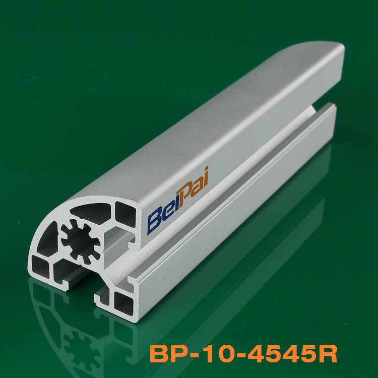 4545R铝型材槽10欧标半圆弧形扇形立柱转角工业铝合金型材铝制品-阿里巴巴