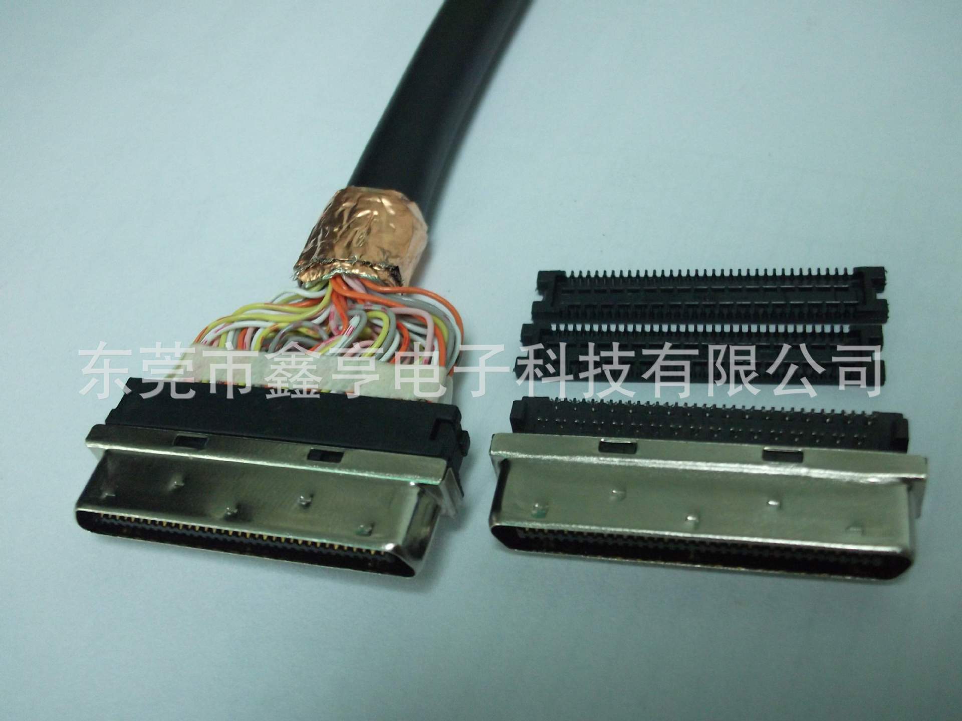 VHDCI68p连接器 小68刺破式 铁壳螺丝整组 OFFSET mini68P-阿里巴巴