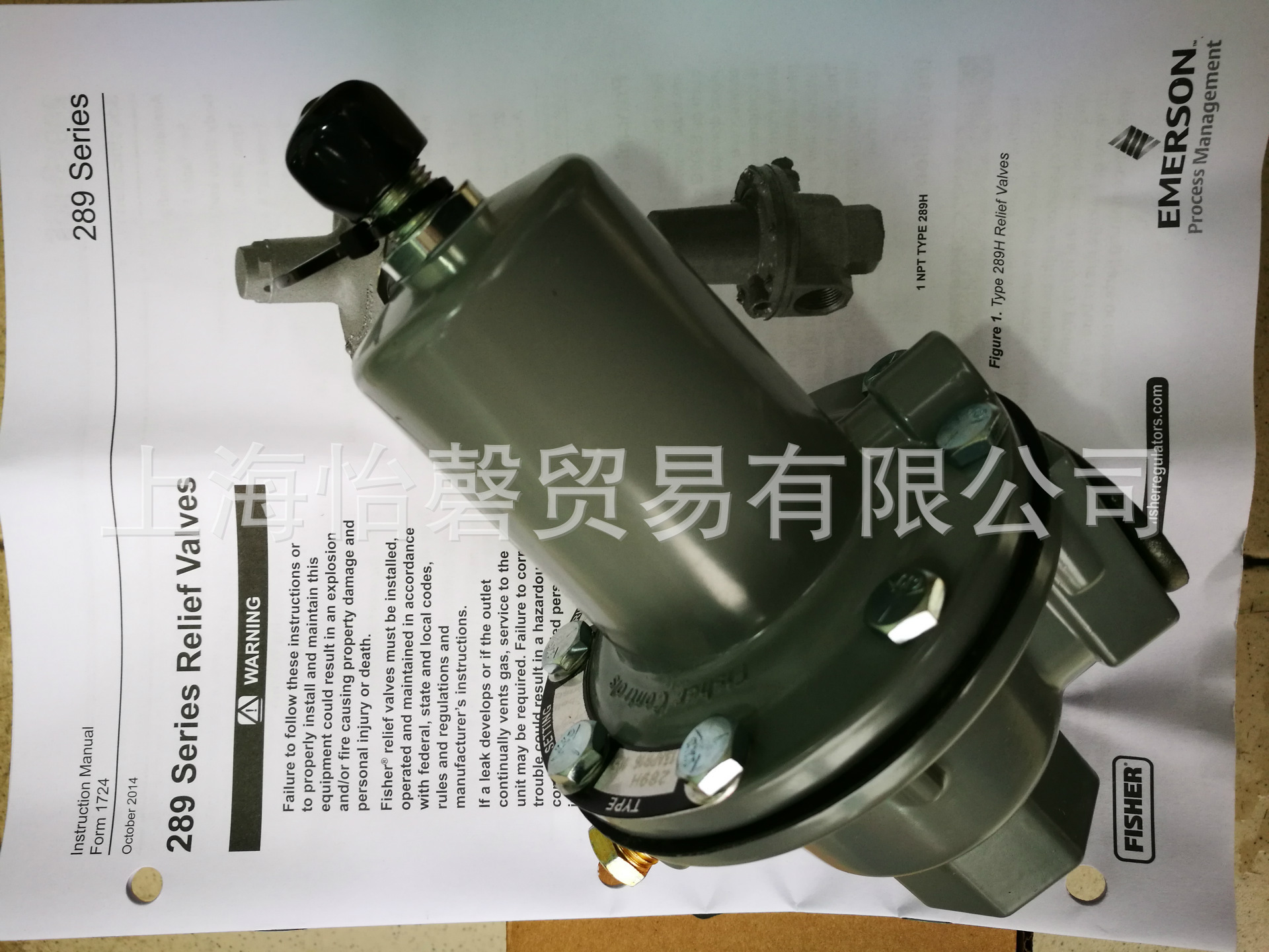 费希尔Fisher 289 安全阀泄压阀 - Fisher气体调压器 - 上海怡磬贸易有限公司