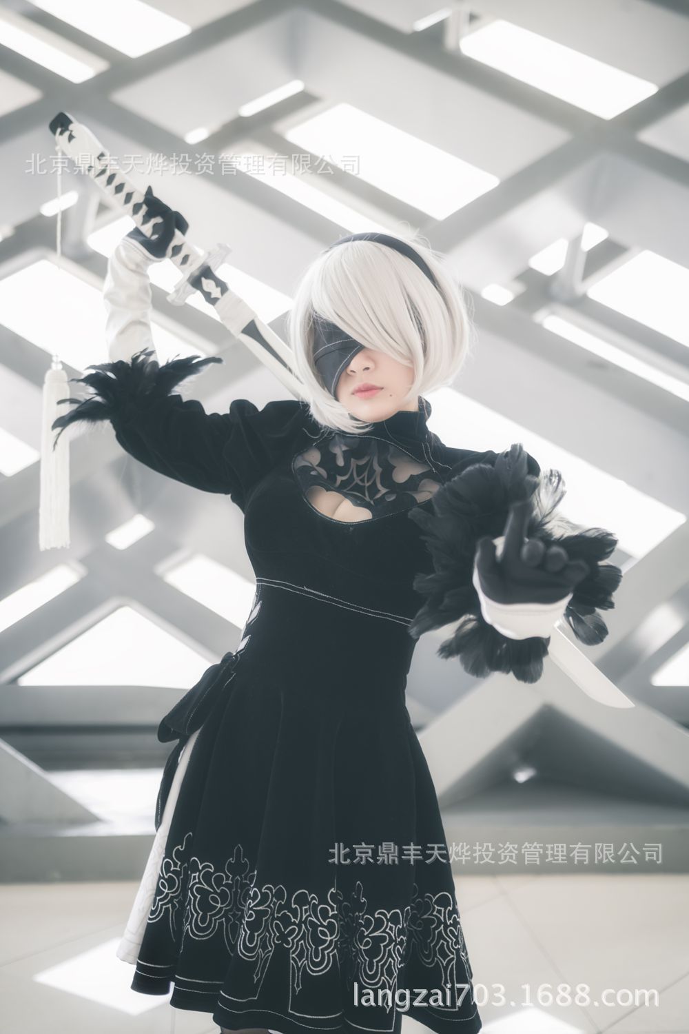 尼尔机械纪元cos服 2b小姐姐cos 9s动漫cosplay女装2bcos服-阿里巴巴