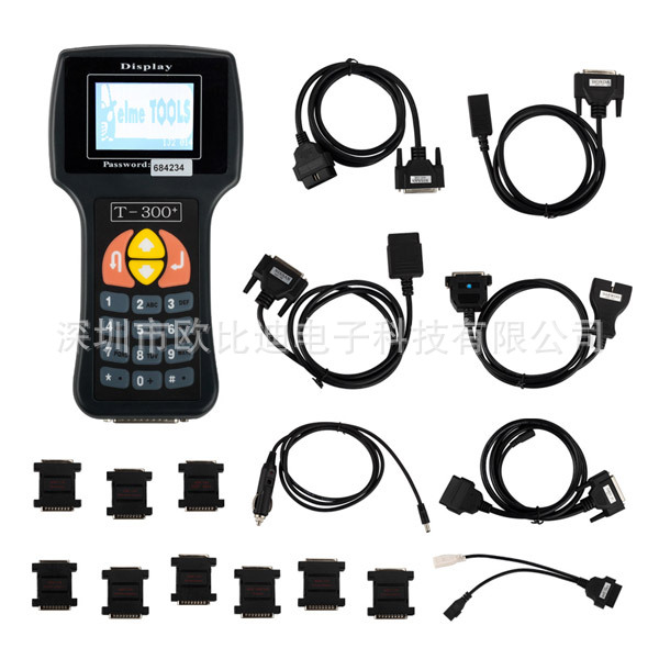 跨境蓝色 黑色 T300 AD100 key programmer V23.9 英语 西班牙语-阿里巴巴