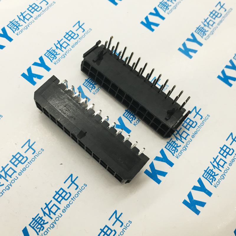 MOLEX 43045-2400汽车连接器3.0-2*12P卧式弯针 小5557插座 24P-阿里巴巴