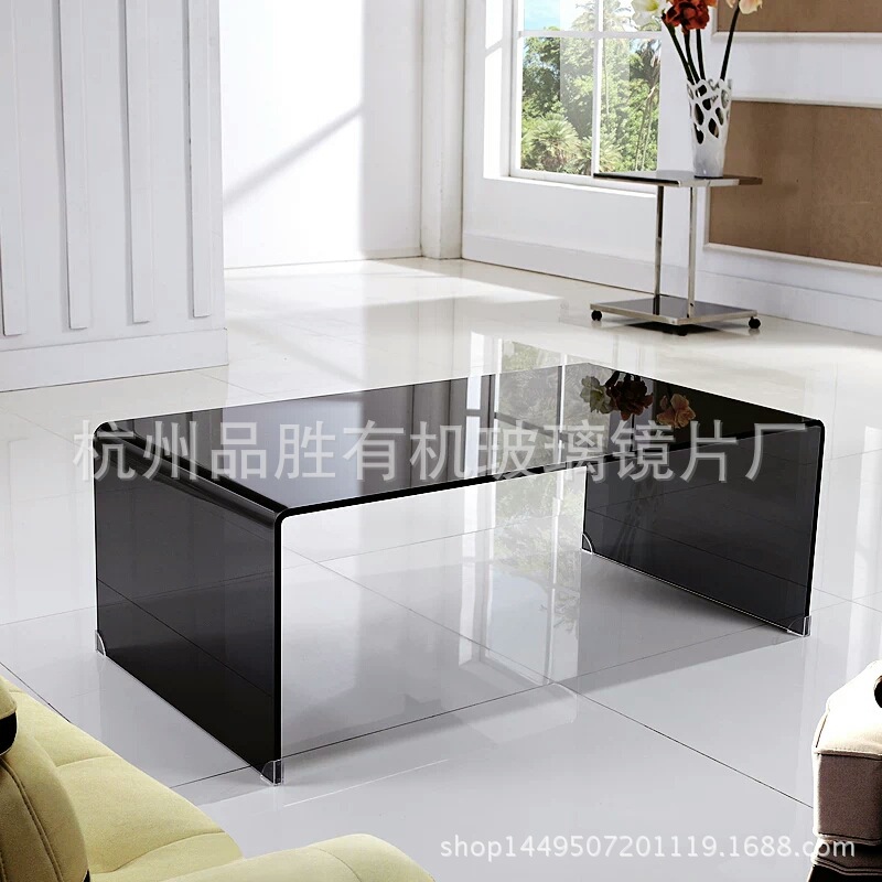 杭州定制型现代简约透明茶几 亚克力桌子 有机玻璃洽谈桌 电脑桌-阿里巴巴