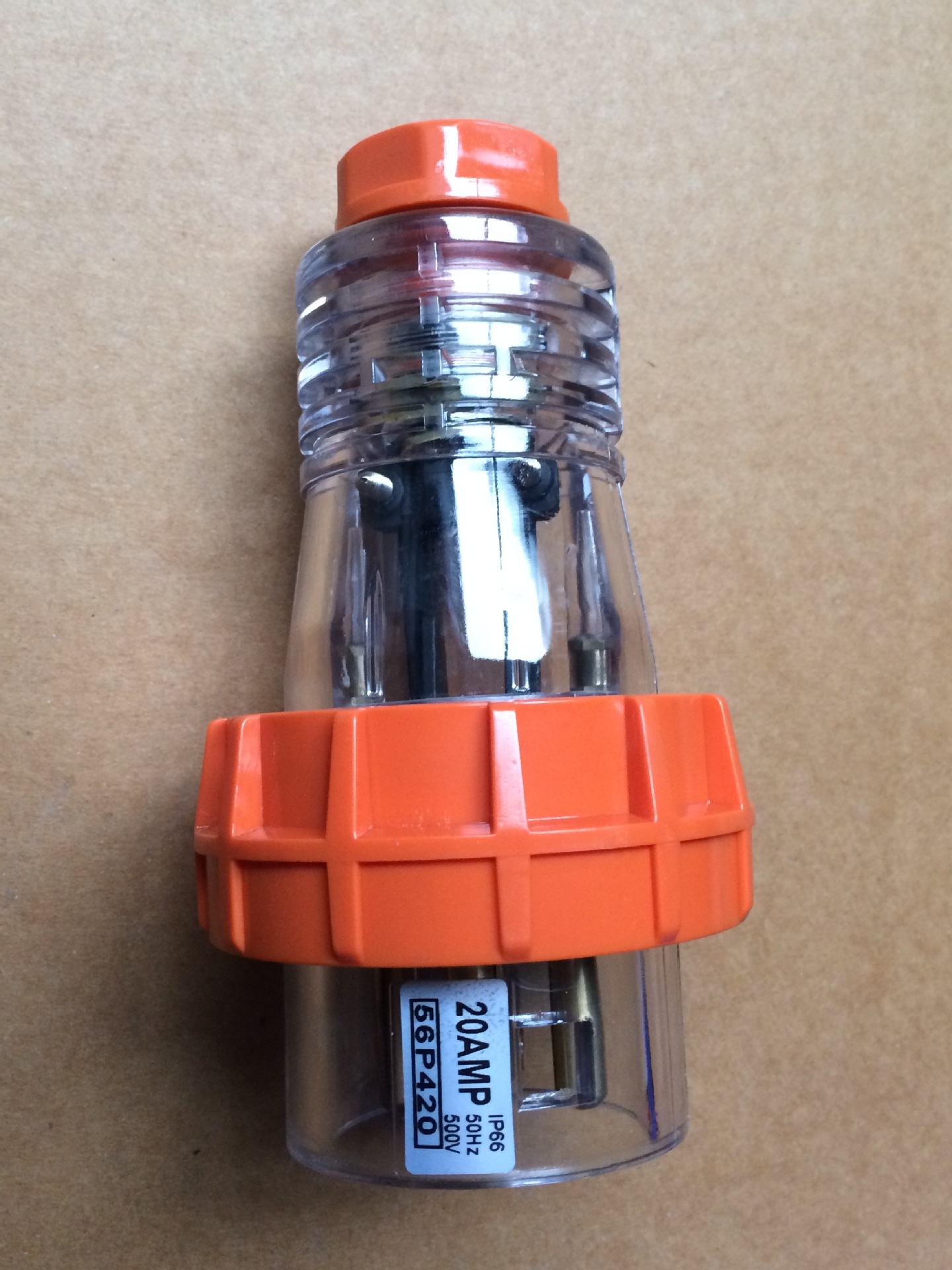 厂家供应澳标工业防水插头户外可移动直插头防暴雨电源插头56P520-阿里巴巴