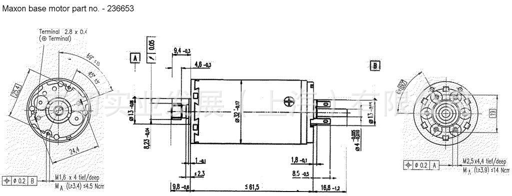 MAXON电机 A-max 32 Ø32mm 12V 15W 242477 以236653为基础-阿里巴巴