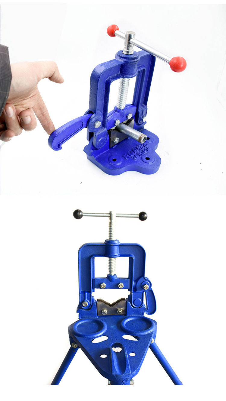 Heavy-duty pipe vice gantry vice Bracket Pipe vice Pipe vice Pipe ...
