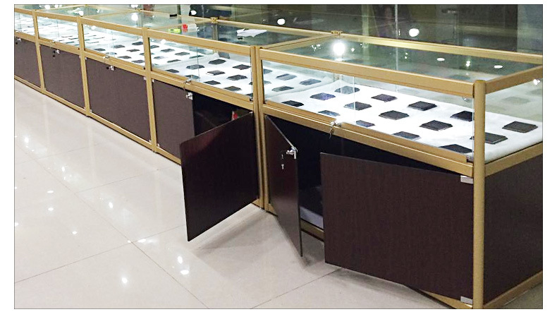 精 品模型玻璃柜台 珠宝手机产品展柜饰品陈列柜 香烟展示柜定 做-阿里巴巴