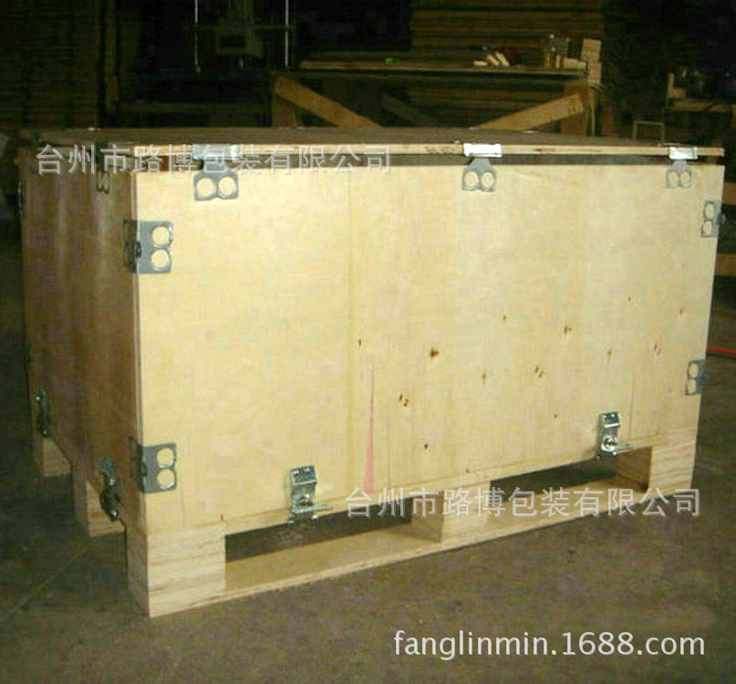 产品展示蝶扣木箱 台州周转木包装箱 卡扣式工厂直供优质木包装箱-阿里巴巴