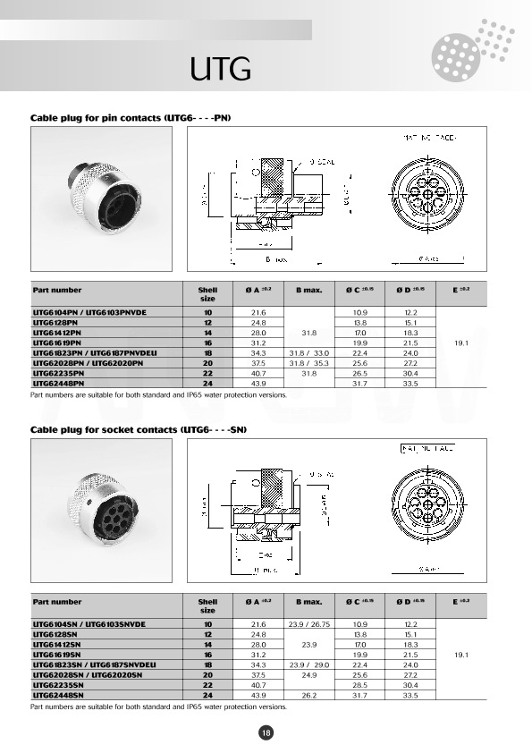 Souriau/苏里奥原装进口 UTG系列连接器UTG01619S-阿里巴巴