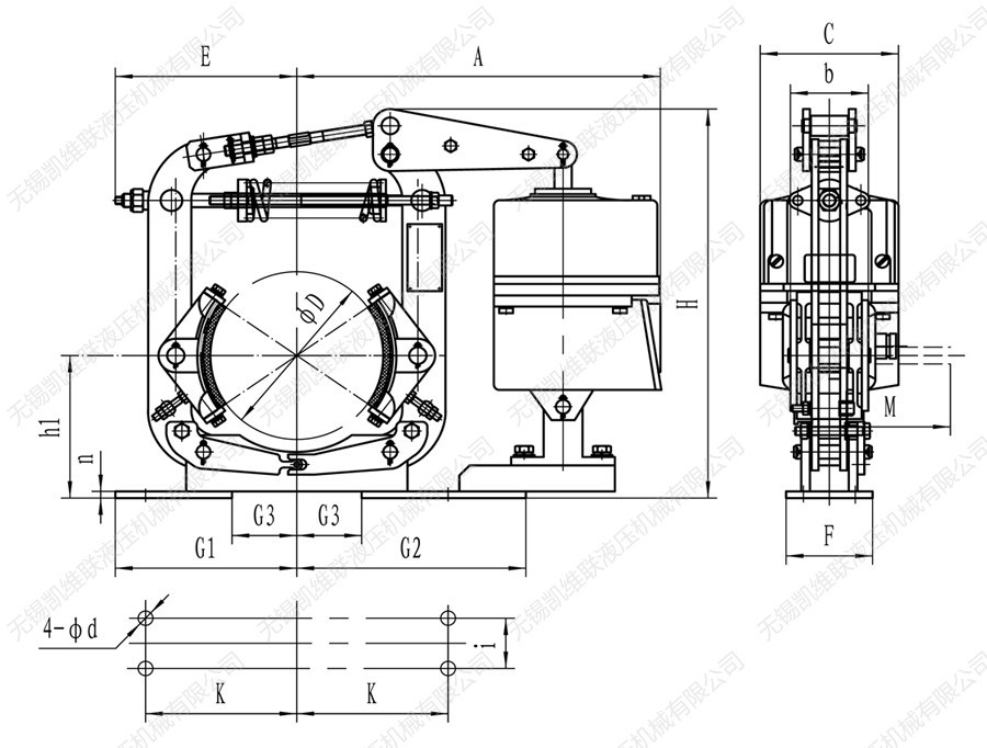 YWZ8-500/E201,电力液压块式制动器,凯维联-阿里巴巴