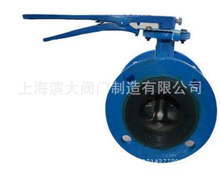 上海竹箦牌 D41X-16手动软密封蝶阀DN50 65 80 100 125 150 200-阿里巴巴