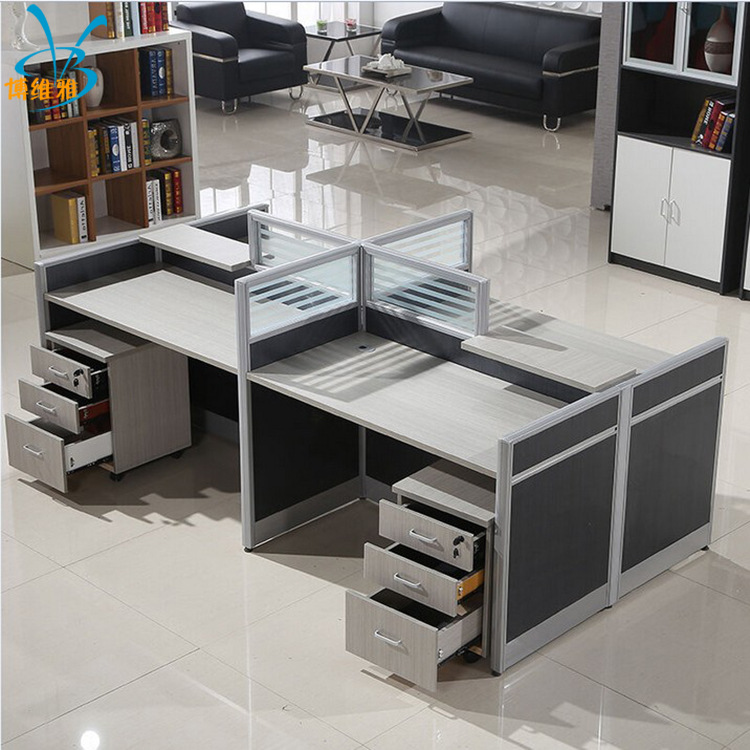 办公家具办公桌隔断 屏风工位木质办公桌职员桌员工桌电脑桌-阿里巴巴