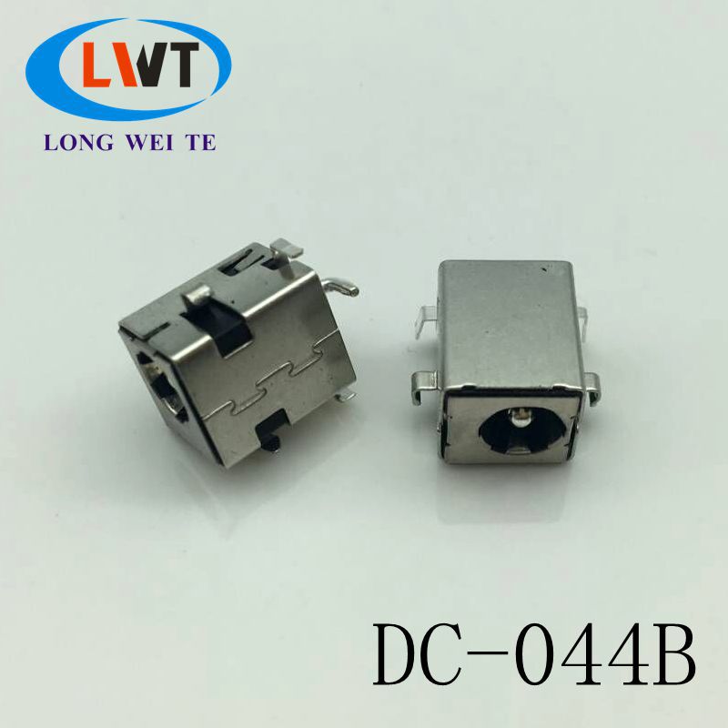 DC插座5.5*2.1 DC044B 5脚插件 沉板式笔记本接口 直流电源插座-阿里巴巴